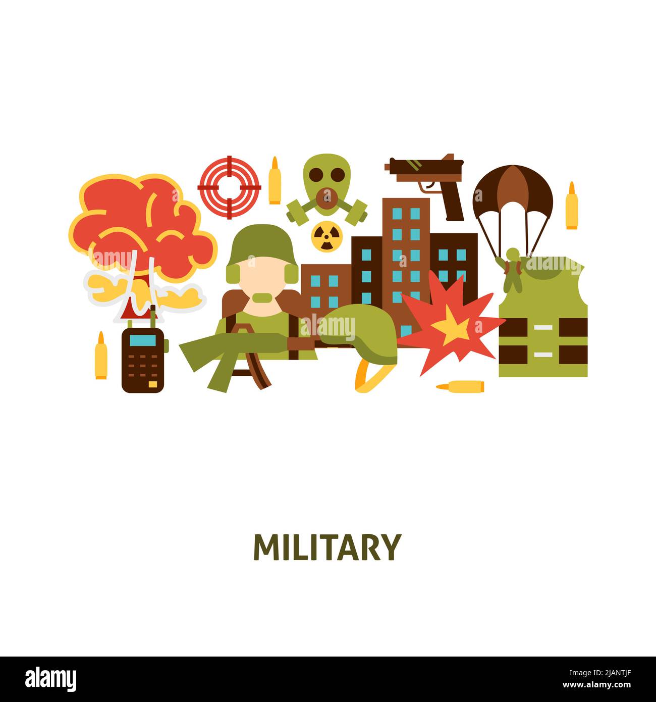 Military Vector Concept Stock Vector Image & Art - Alamy