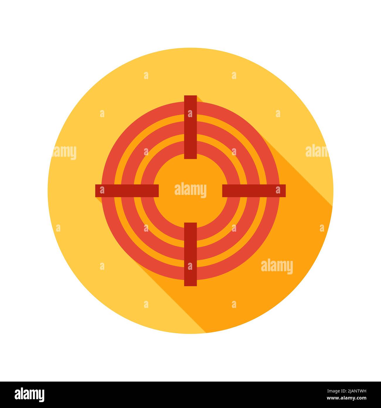 Weapon Target Circle Icon Stock Vector Image & Art - Alamy