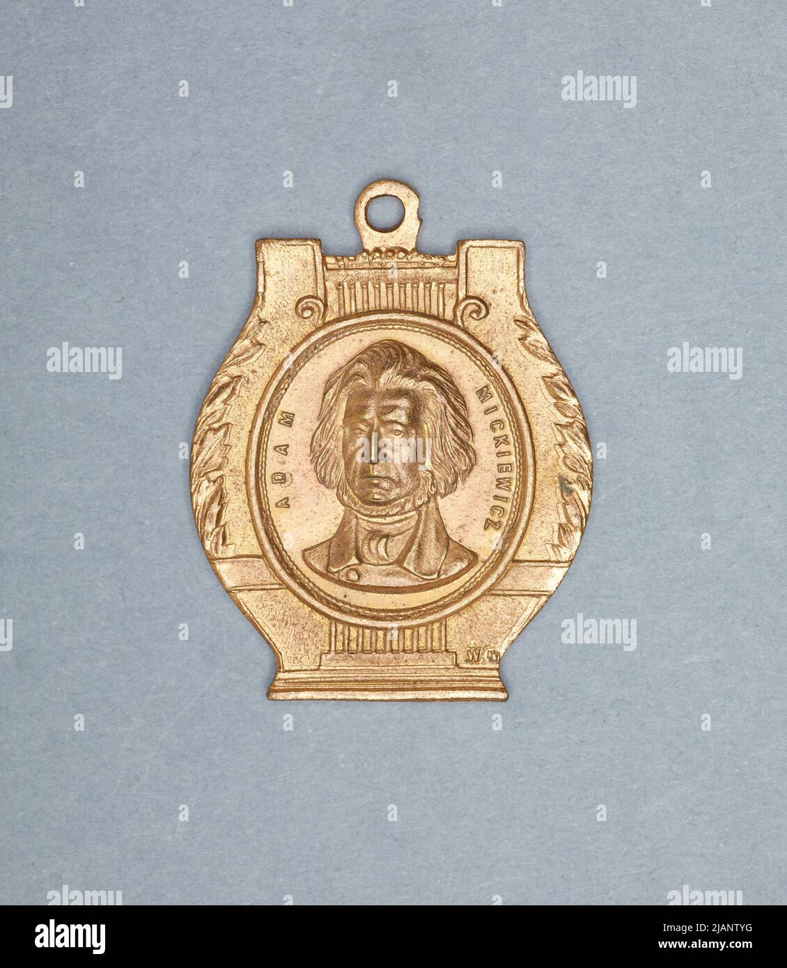 A pendant commemorating the unveiling of the Adam Mickiewicz monument ...