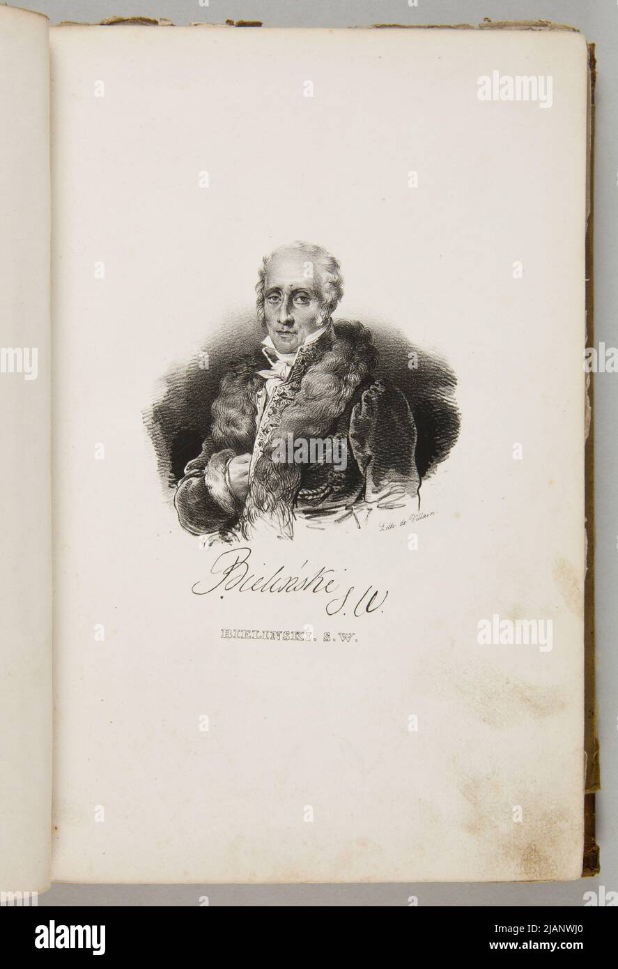 Bielinski S. W. [Piotr Bieliński] unknown, Lithographie Villain Stock ...
