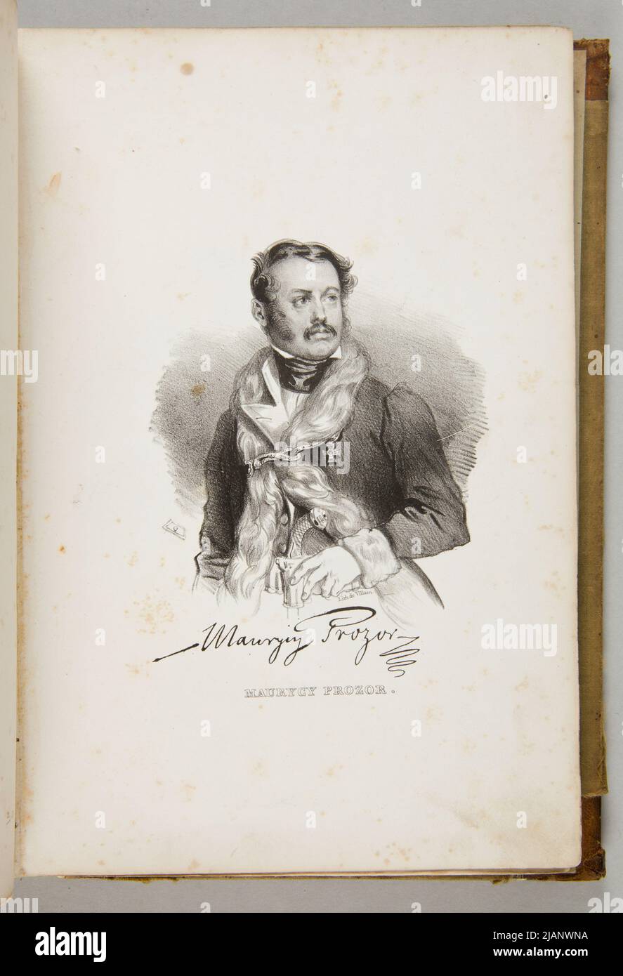 Maurycy Prozor unknown, Lithographie Villain Stock Photo - Alamy