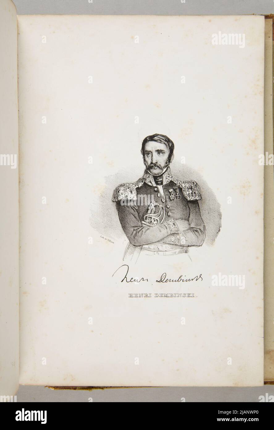 Henri Dembinski [Henryk Dembiński] unknown, Lithographie Villain Stock ...