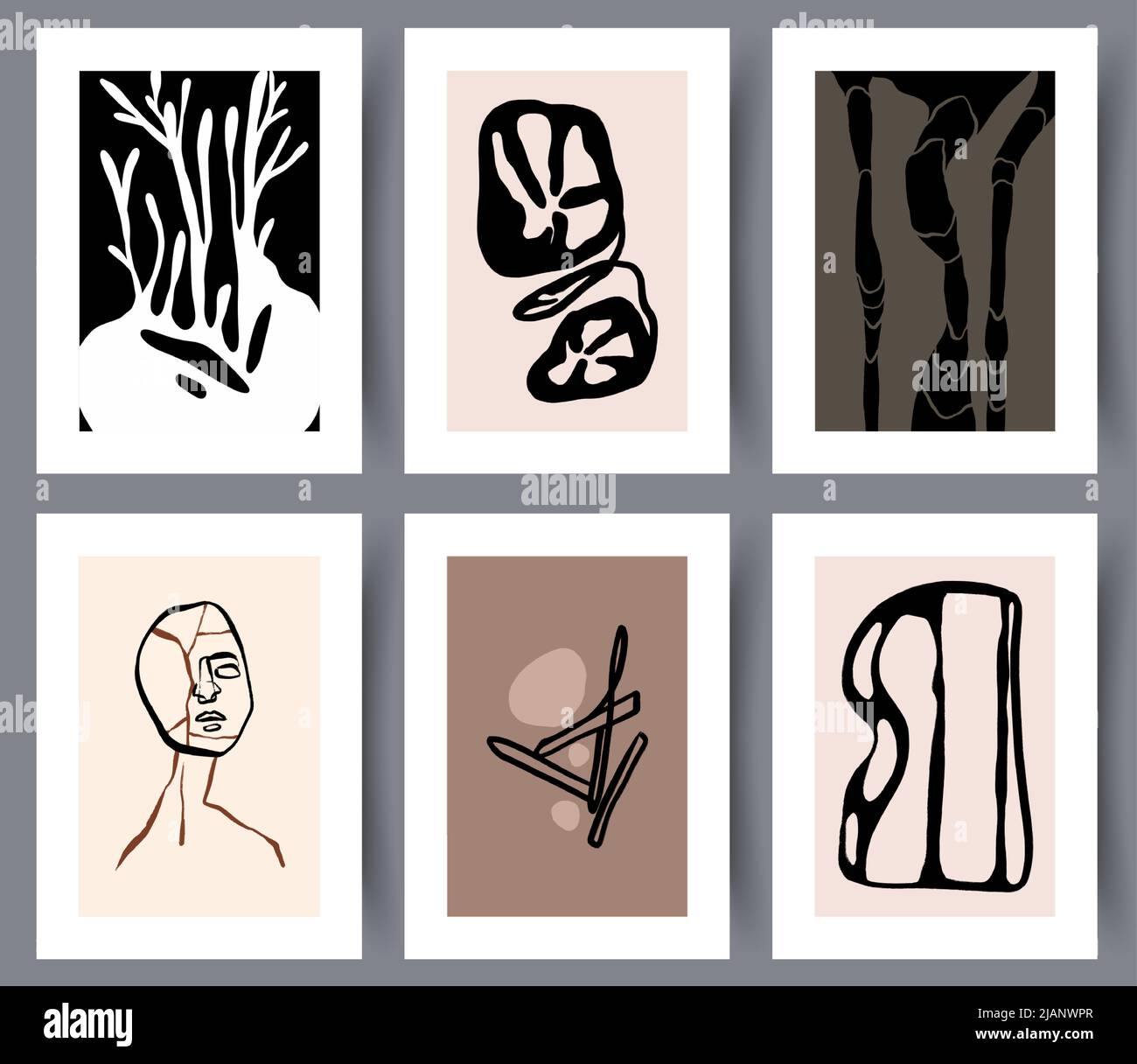 Art collage modern design Stock Vector Images - Alamy