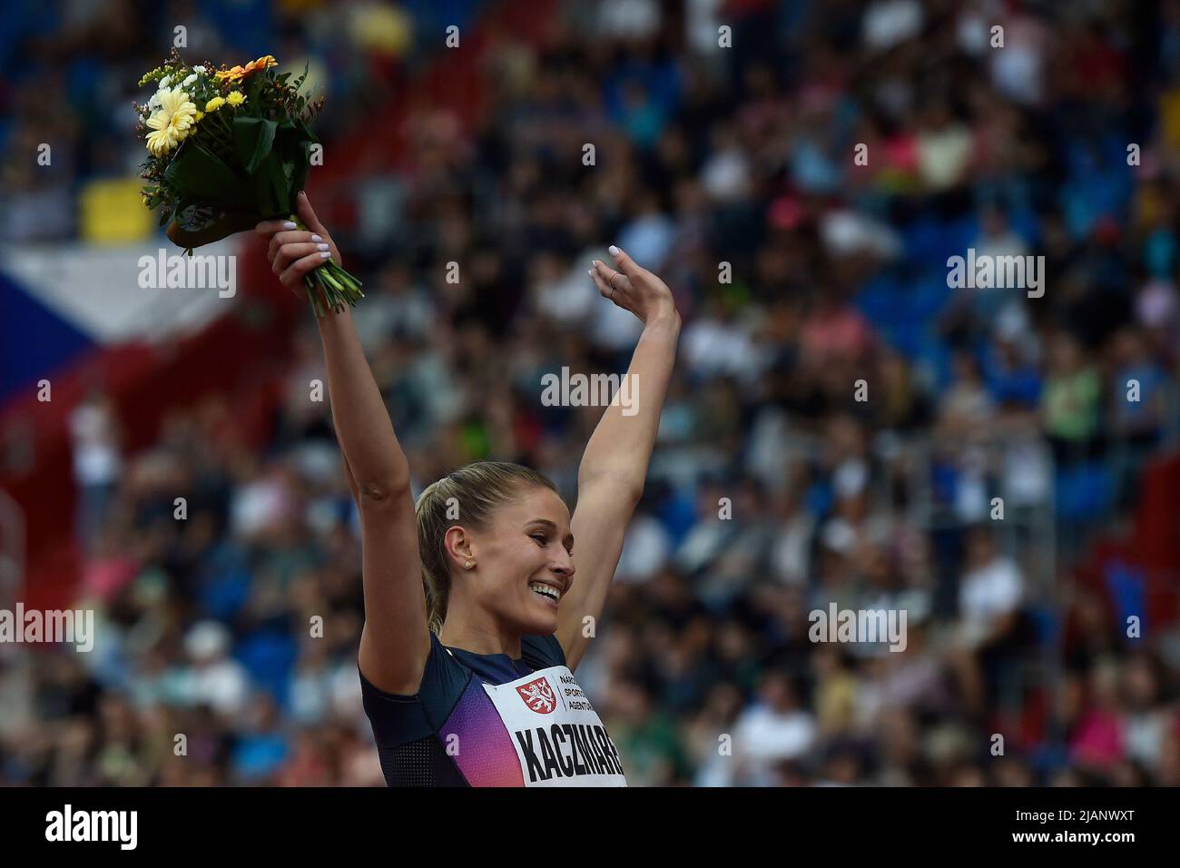 Ostrava, Czech Republic. 31st May, 2022. Polish athlete sprinter ...