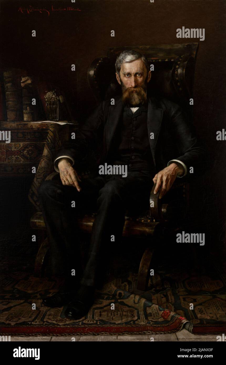 Portrait of Adam Asnyk Load, Aleksy (1859 1902 Stock Photo - Alamy