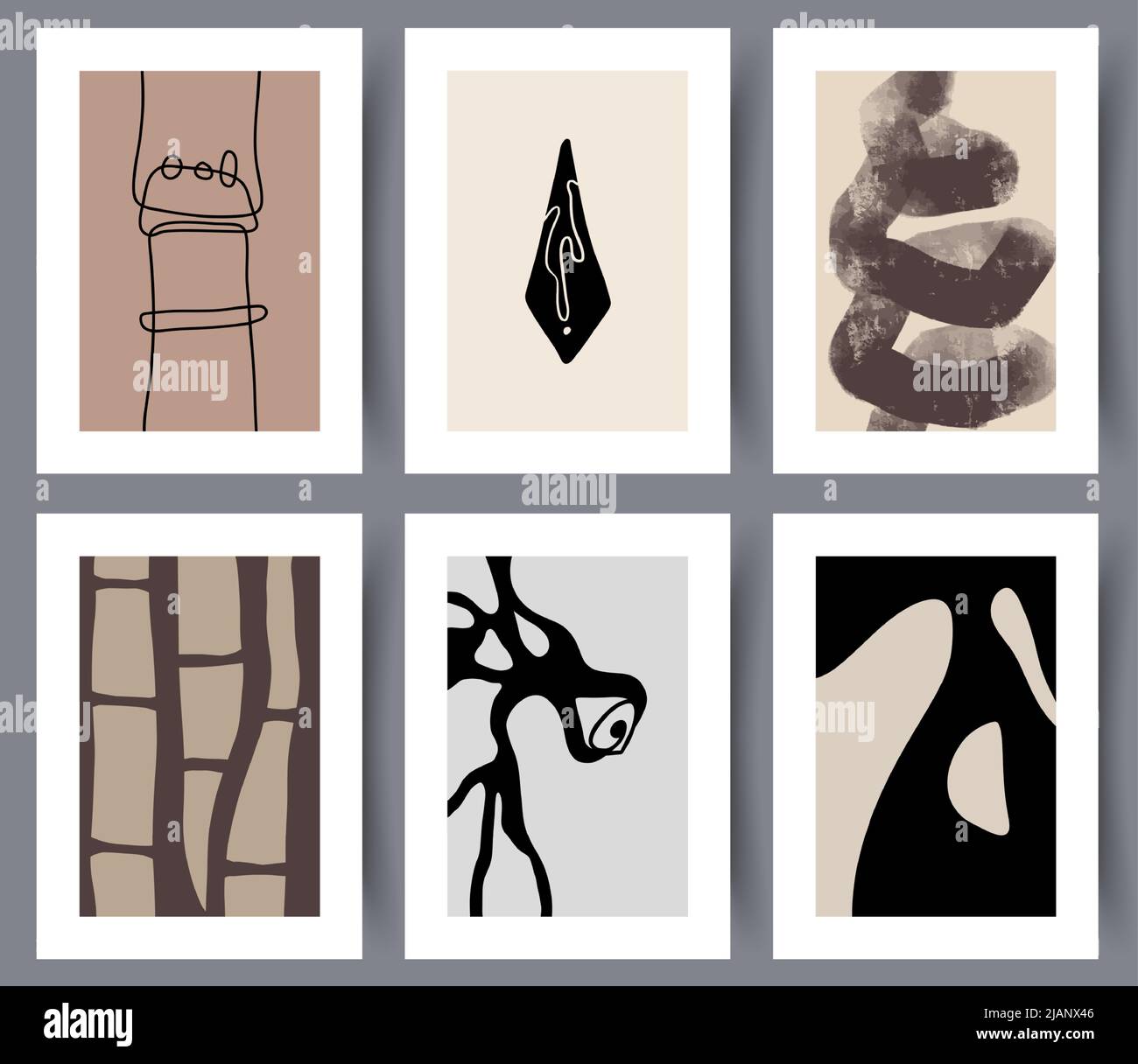 Simple abstract printable art wall designs Stock Vector Image & Art - Alamy