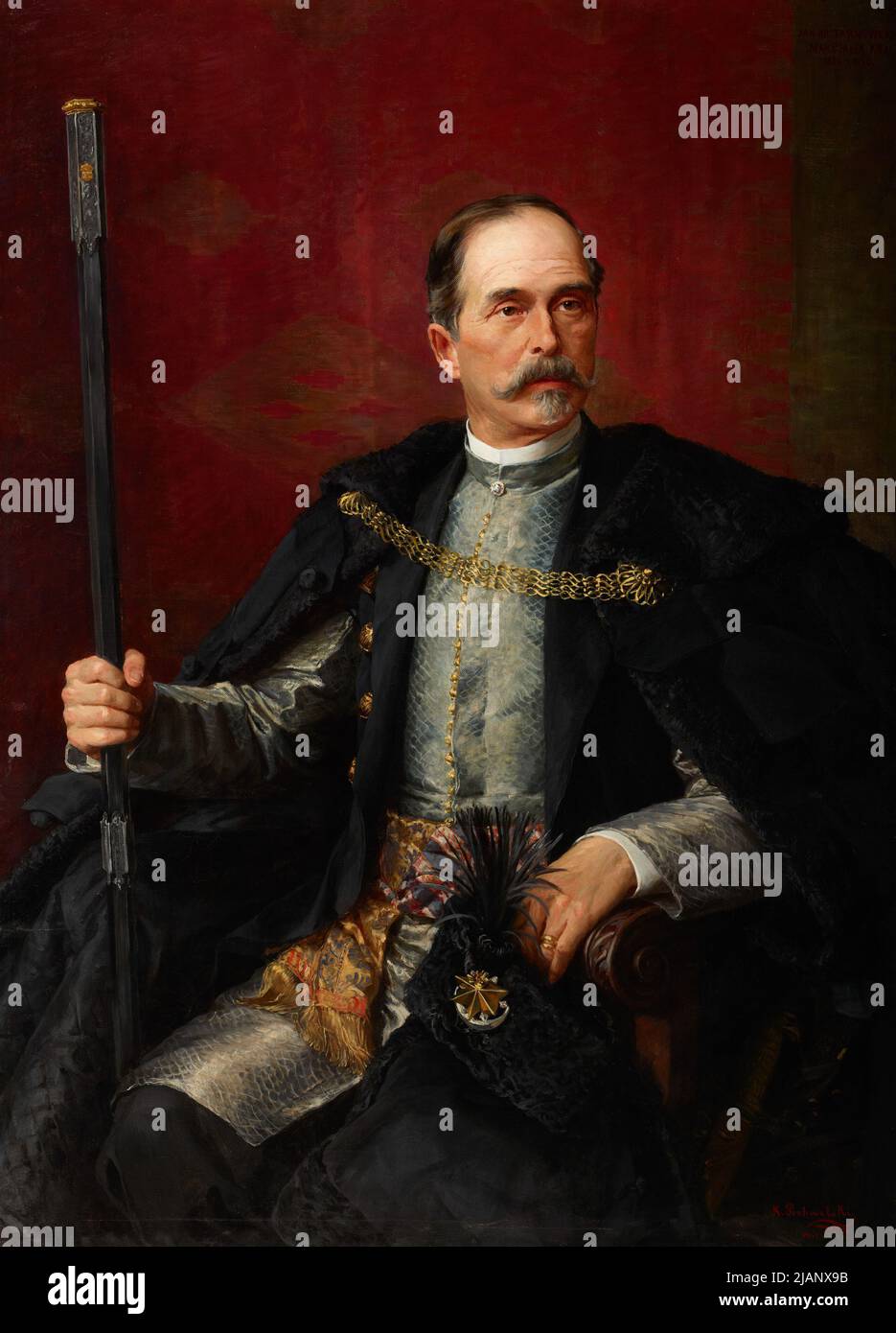 Portrait of Jan Tarnowski Praise, Kazimierz (1855 1940 Stock Photo - Alamy