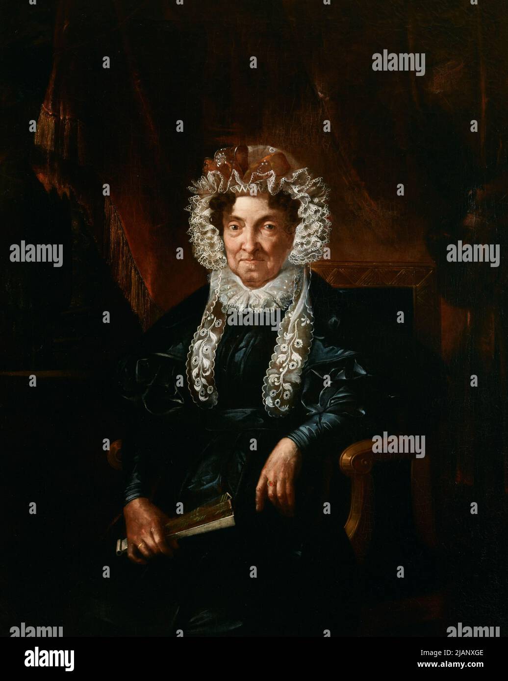 Portrait of Barbara Brodowicz Hadziewicz, Rafał (1803 1886 Stock Photo ...