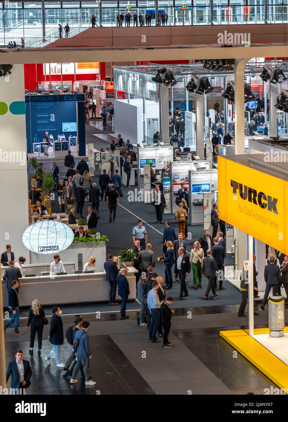 First day at Hannover Messe 2022, industrial trade fair, after 2 years ...