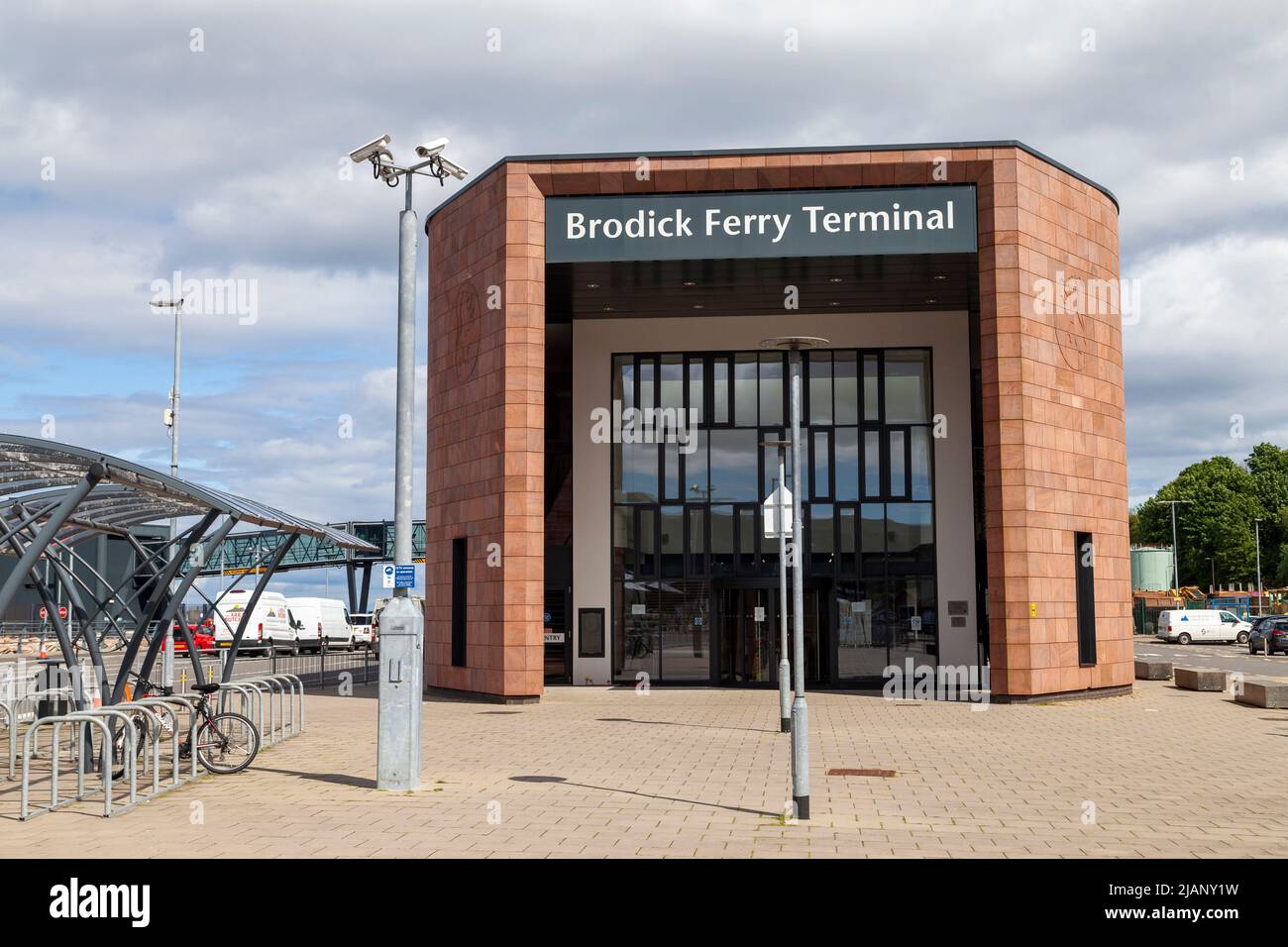 Brodick Ferry Terminal on Isle of Arran Stock Photo - Alamy