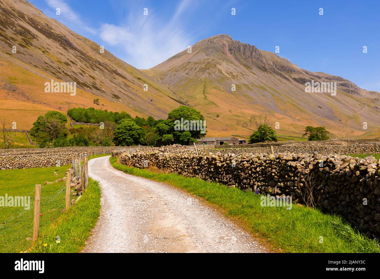 Wasdale head great gable kirk hi-res stock photography and images - Alamy