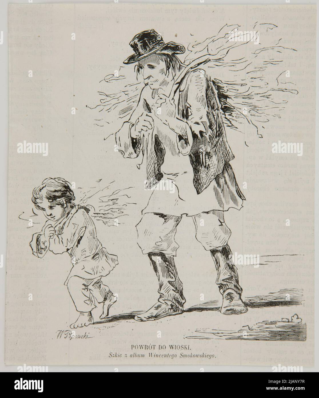 Return to the village according to Wincenty Smokowski. Shape out of ...