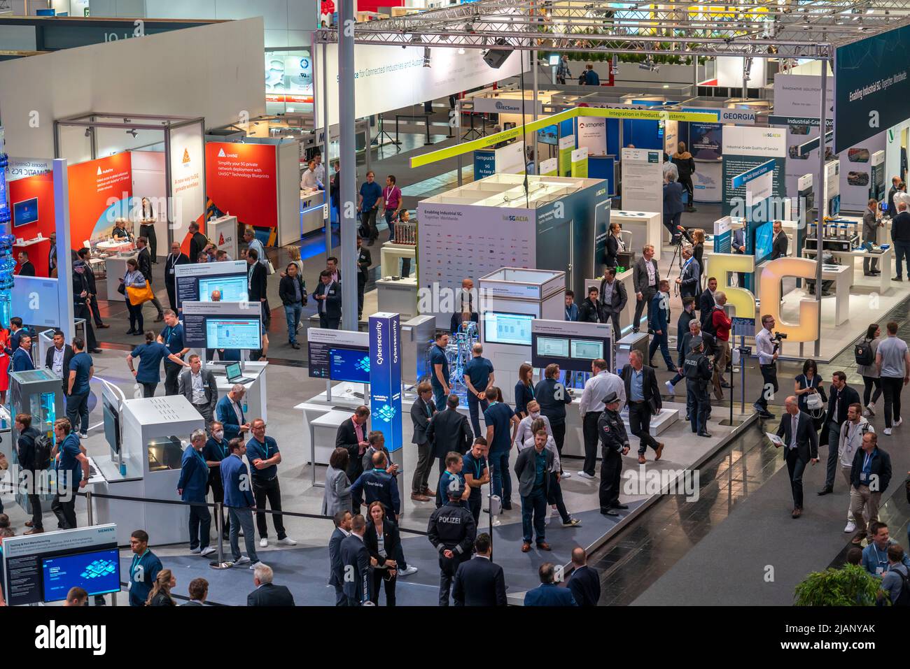 First day at Hannover Messe 2022, industrial trade fair, after 2 years ...