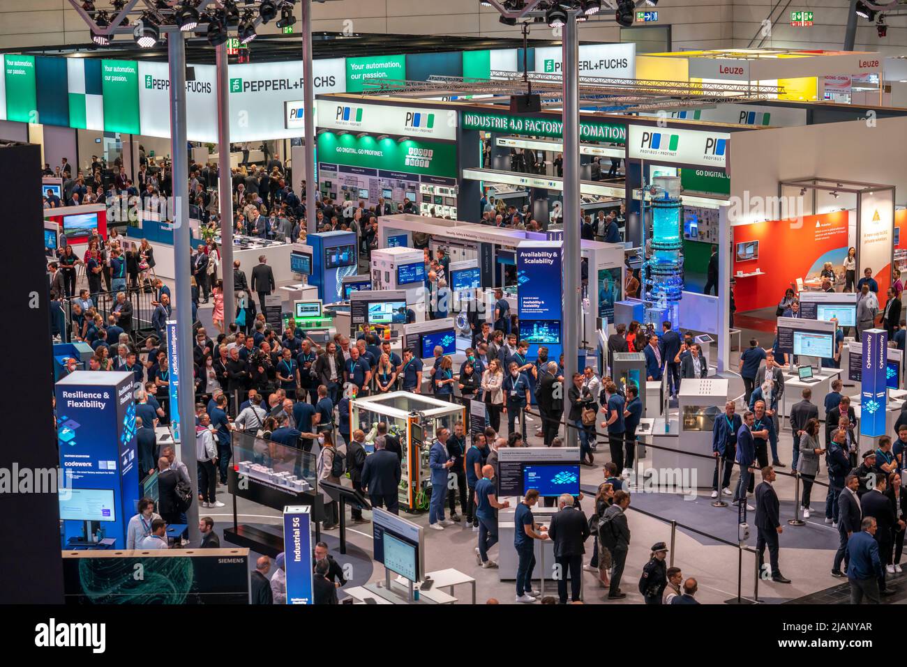 First day at Hannover Messe 2022, industrial trade fair, after 2 years ...