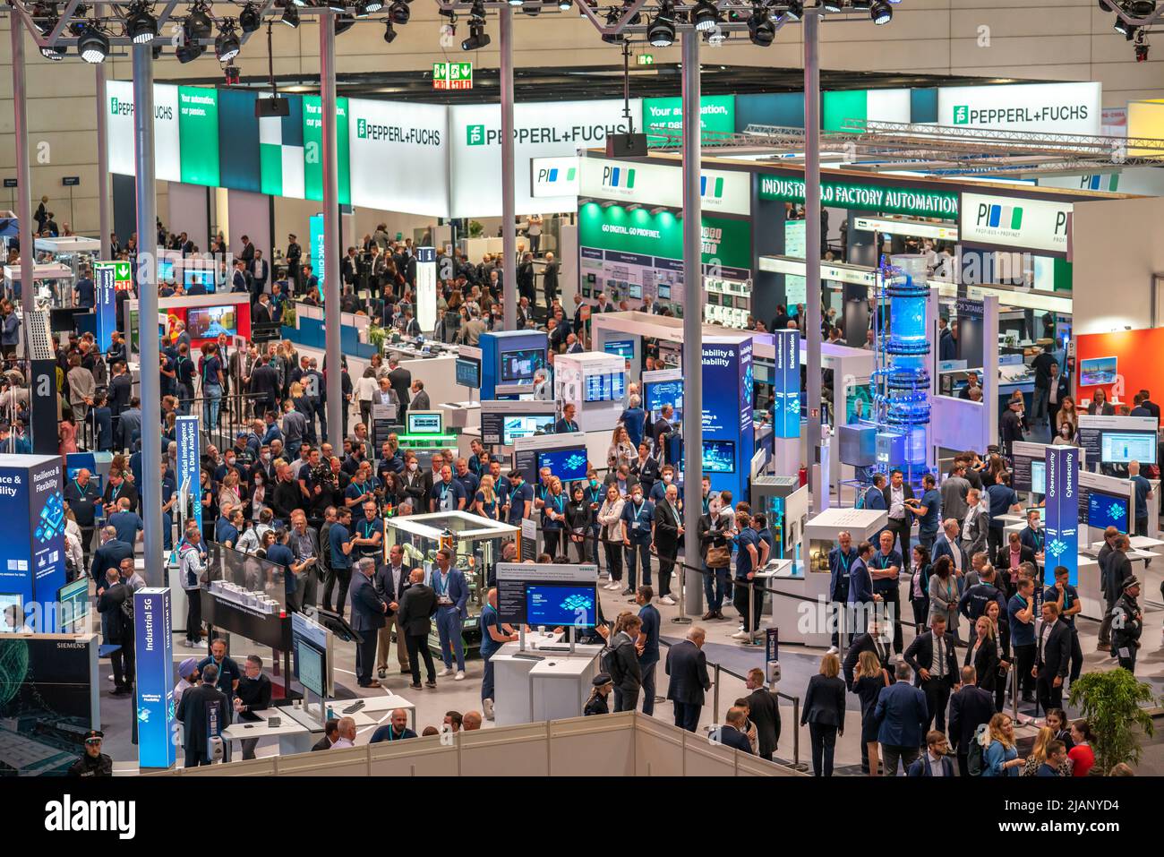 First day at Hannover Messe 2022, industrial trade fair, after 2 years ...