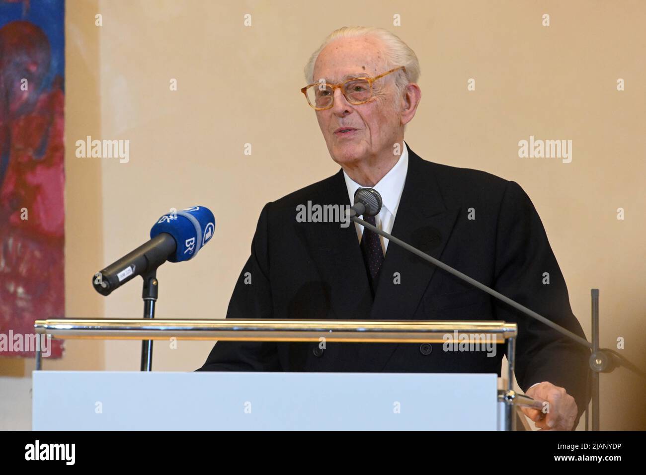 Munich, Germany. 31st May, 2022. Duke Franz of Bavaria speaks at the ...