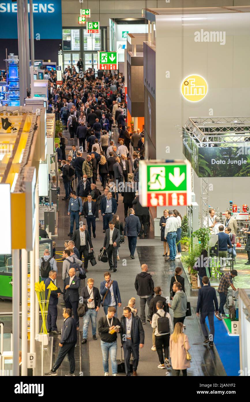 First day at Hannover Messe 2022, industrial trade fair, after 2 years ...