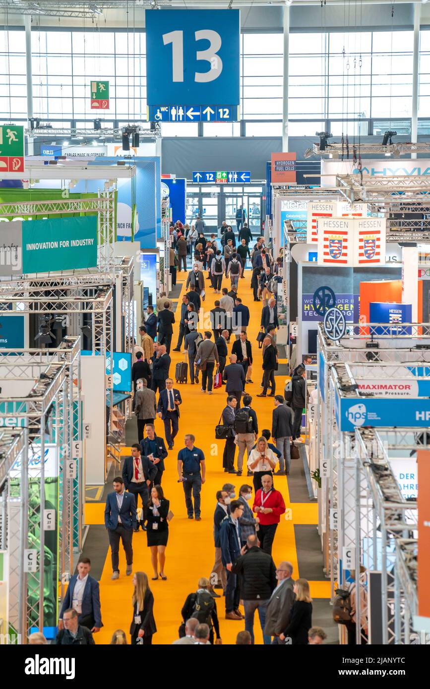 First day at Hannover Messe 2022, industrial fair, after 2 years of ...