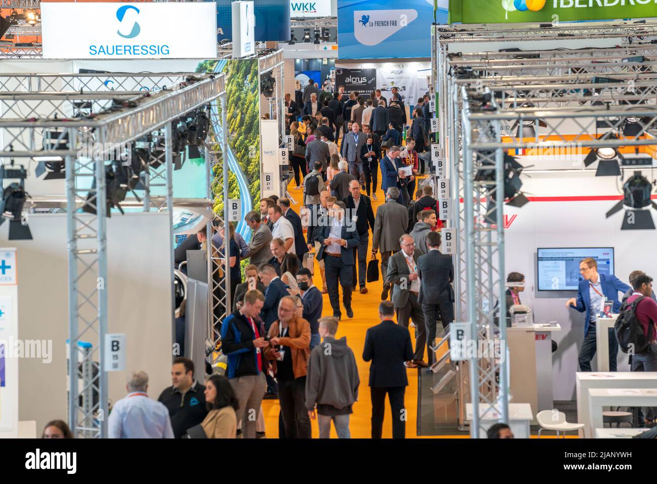 First day at Hannover Messe 2022, industrial fair, after 2 years of ...