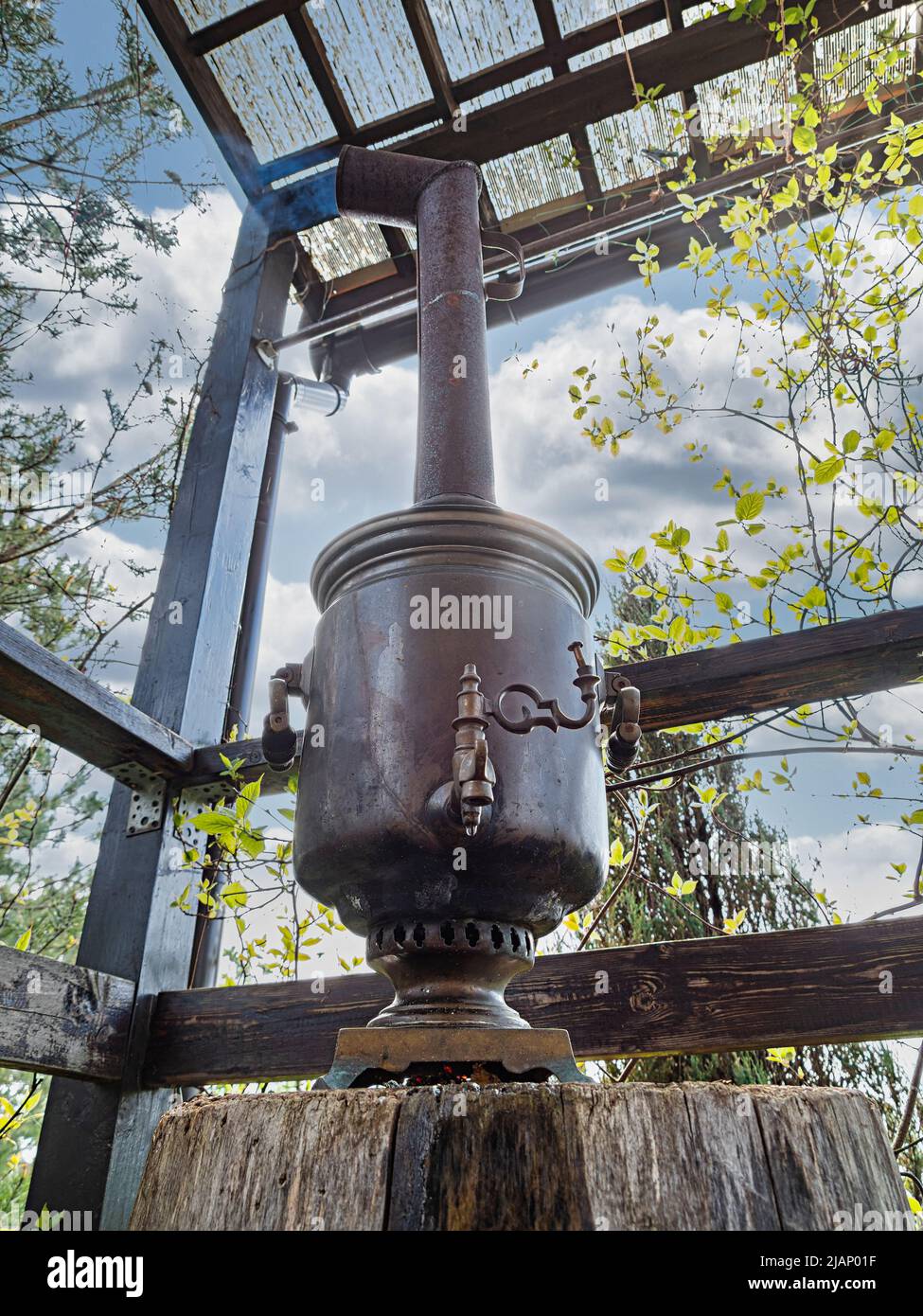 Russian samovar hi-res stock photography and images - Alamy