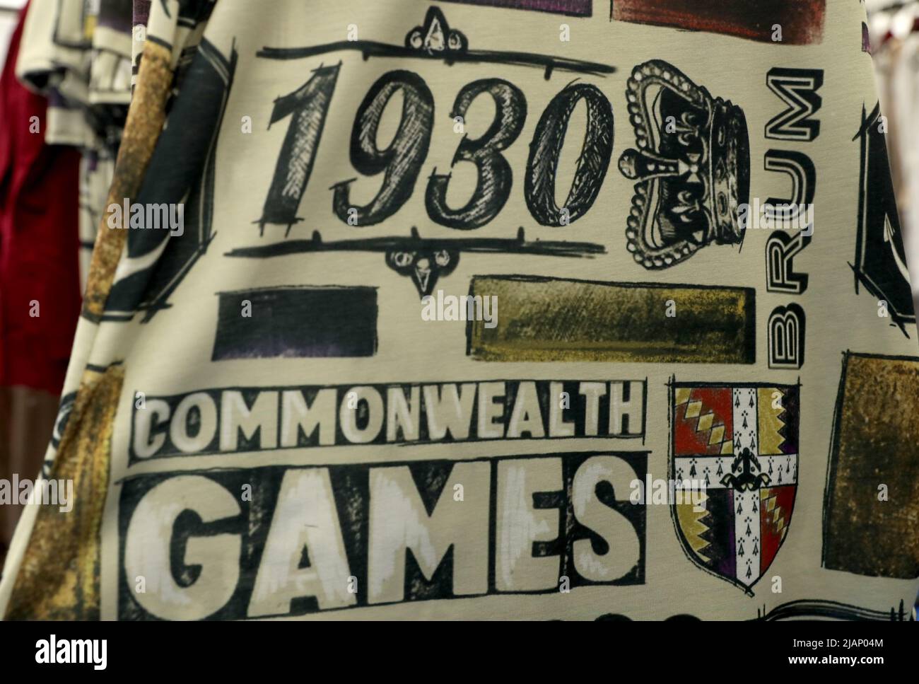 Performers costumes during the Birmingham 2022 Commonwealth Games ...