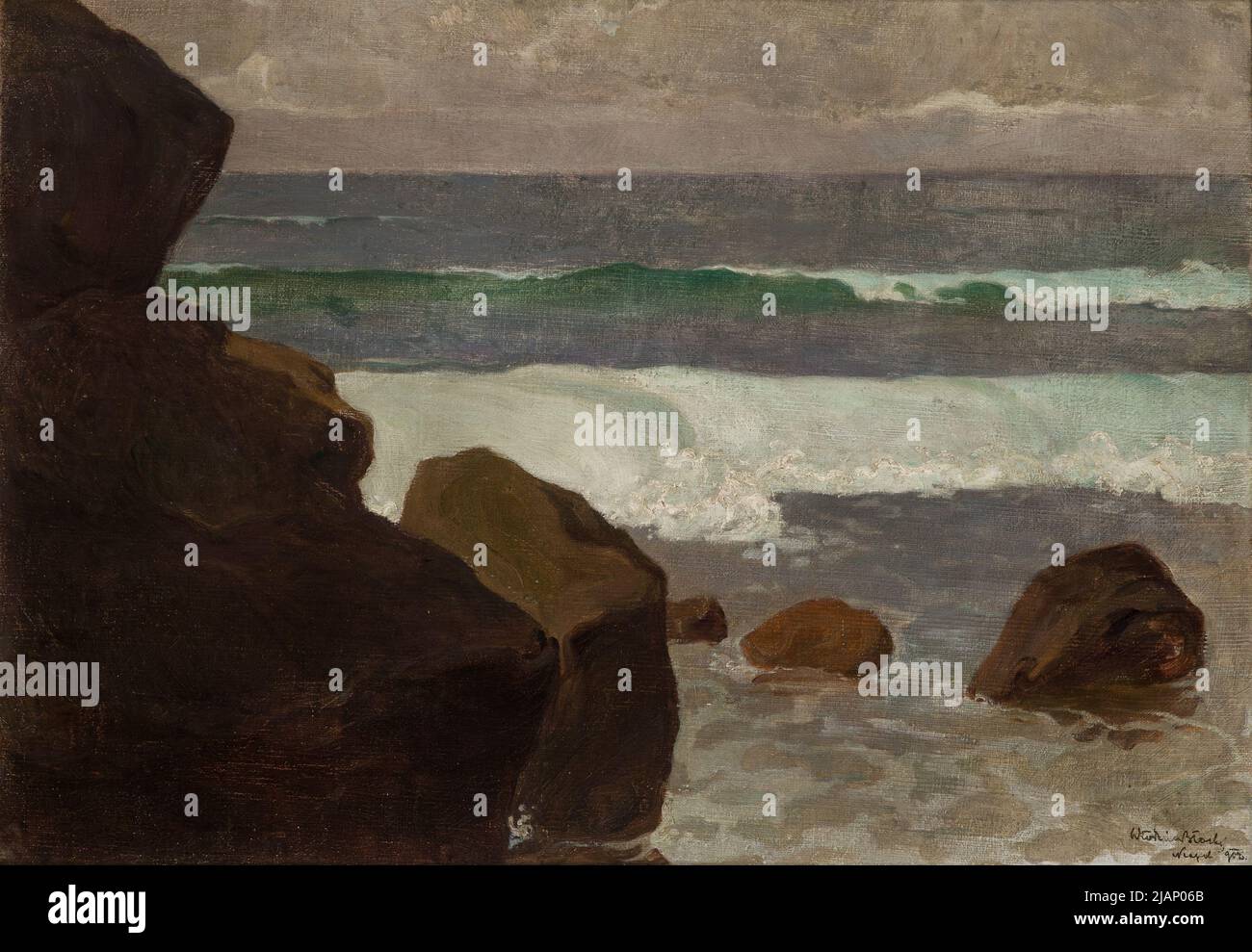 The Neapolitan Coast B Ocki, W Nadzimierz (1885 1920 Stock Photo - Alamy