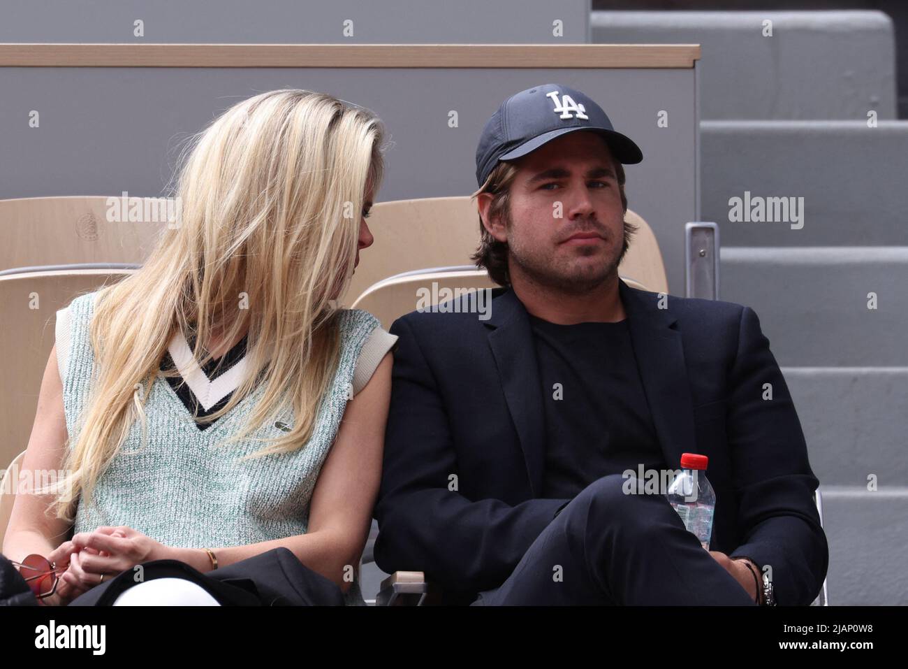 Paris, France. May 31, 2022, Giovanni Castaldi, Carine Galli in the ...