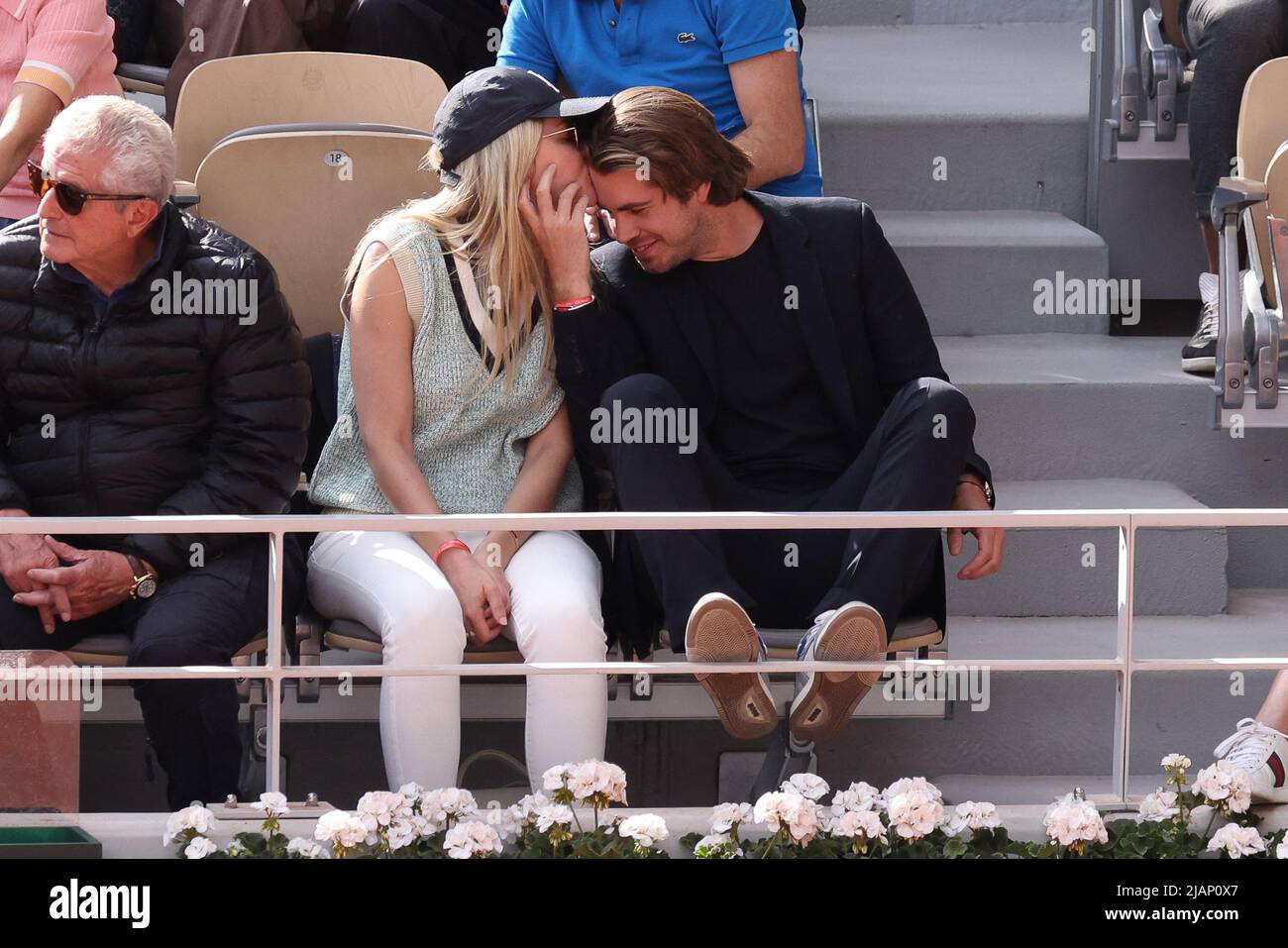 Paris, France. May 31, 2022, Giovanni Castaldi, Carine Galli in the ...
