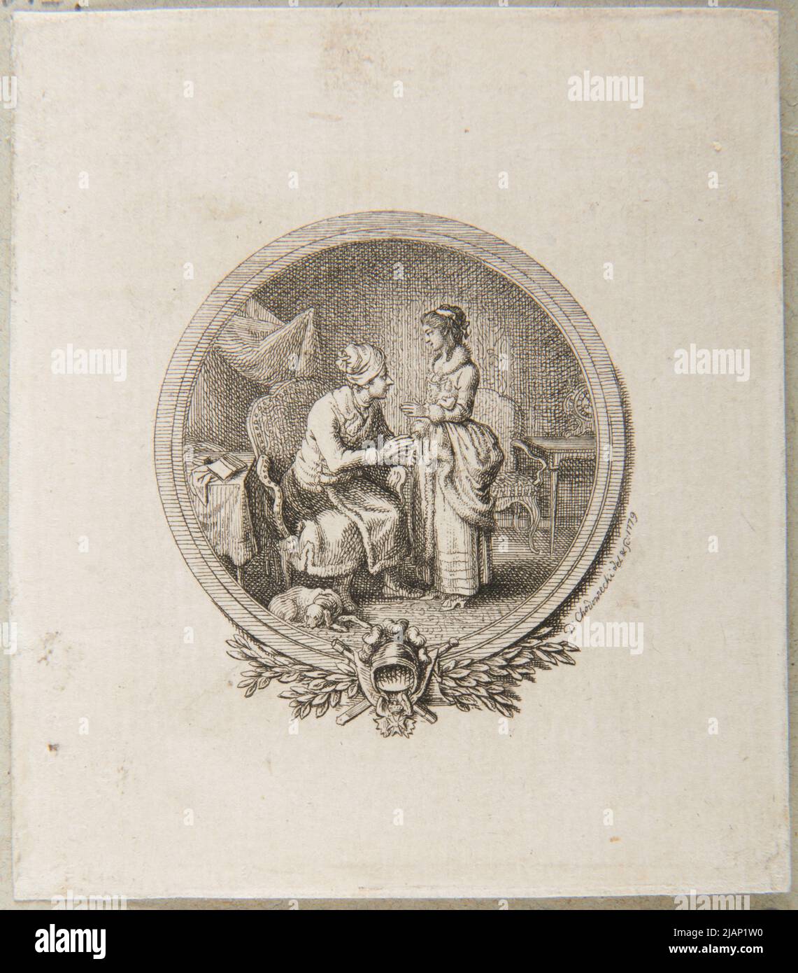 The title vignette for Eloge de Milord Marechal d'Alembert Chodowiecki ...