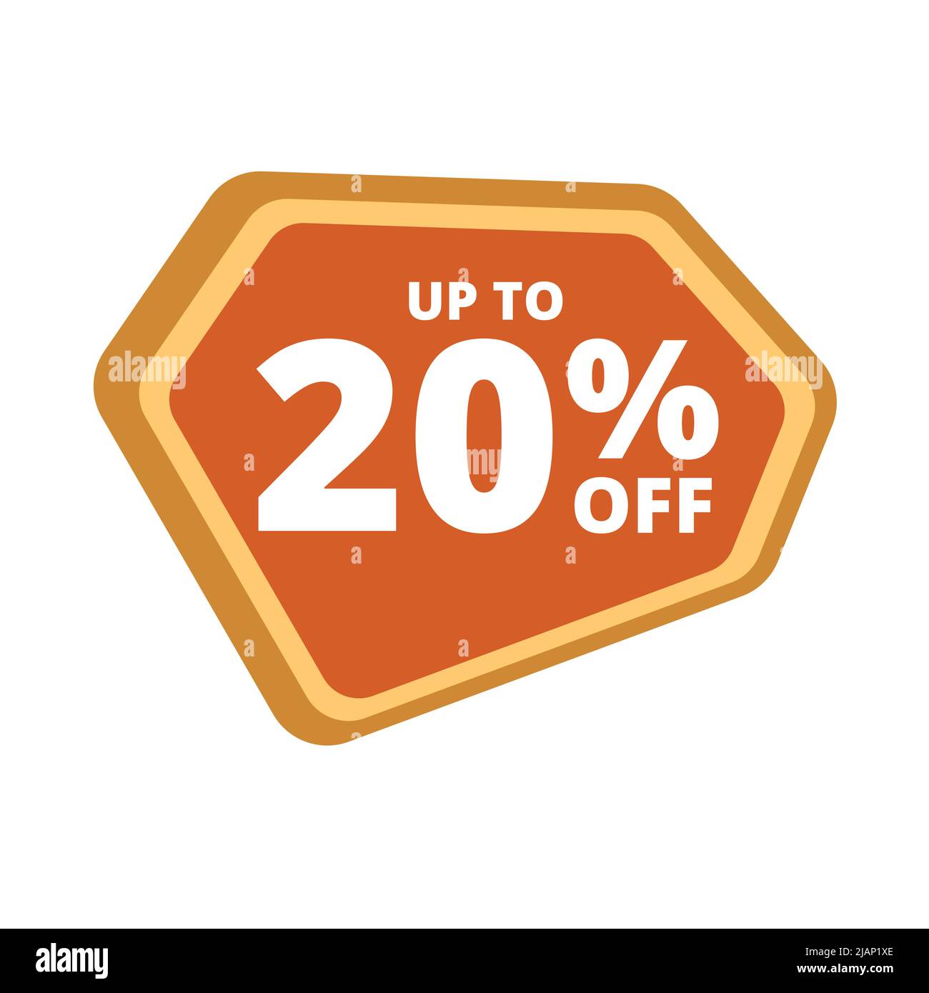 Up to 20 percentage off special offer. Vector colorful sale banner ...