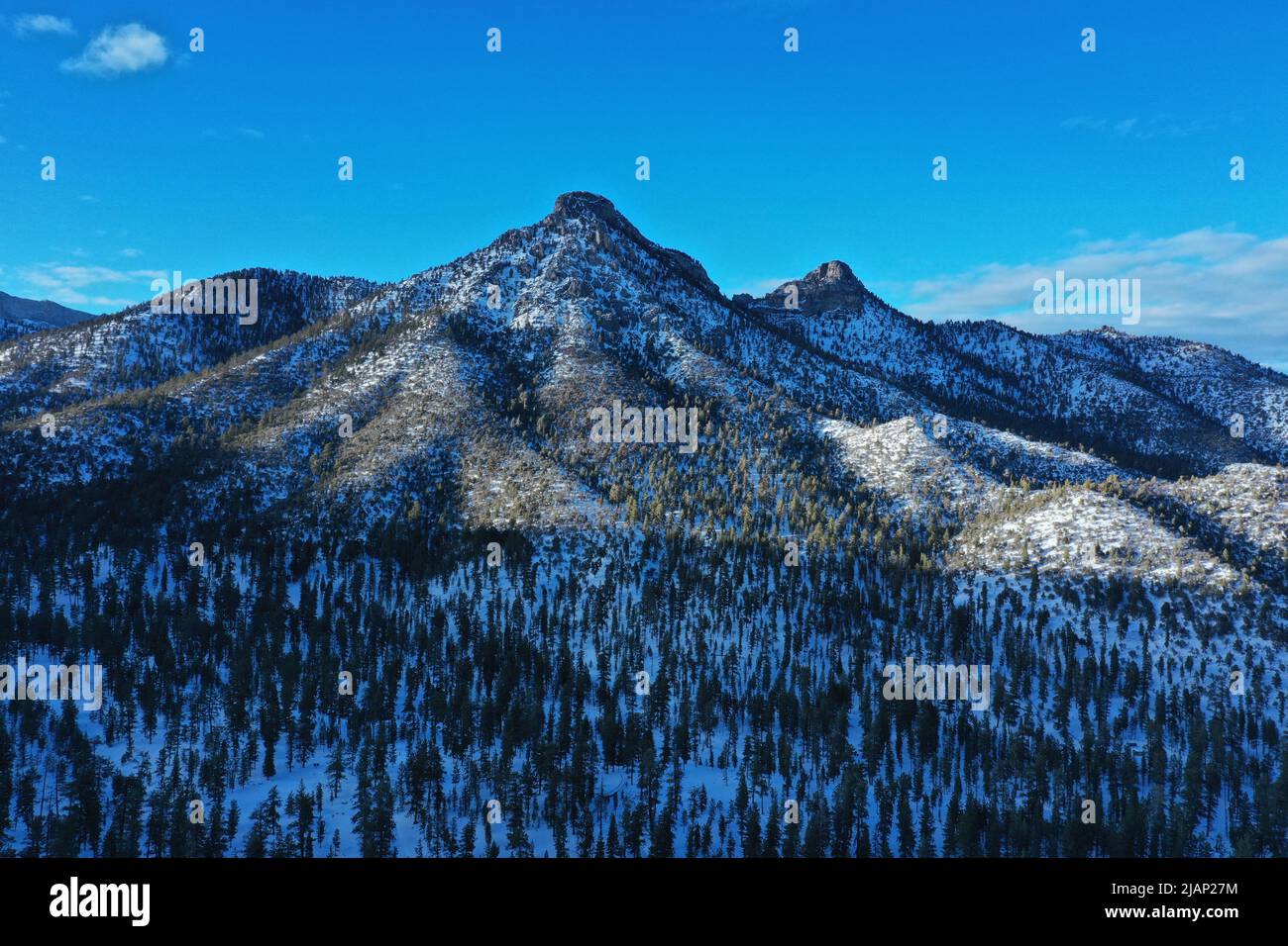 Snow Mountain Lee Canyon, Nevada Stock Photo - Alamy