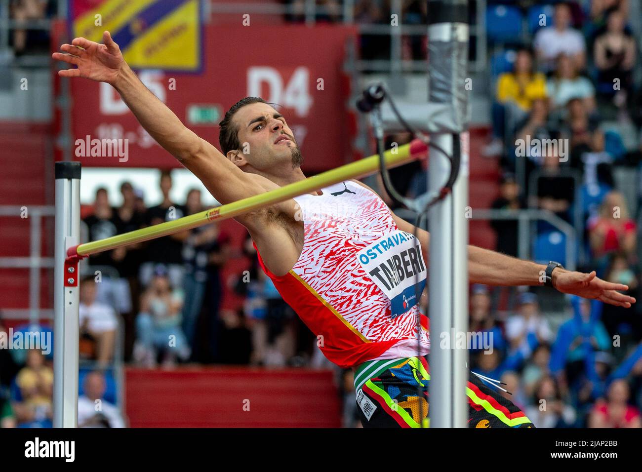 Ostrava, Czech Republic. 31st May, 2022. Italian high jumper, current ...