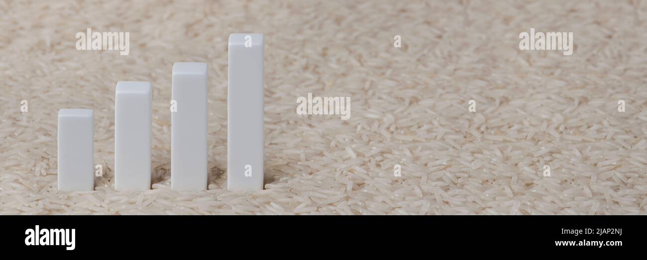 The price of rice, rising prices for agricultural crops. Food shortage ...