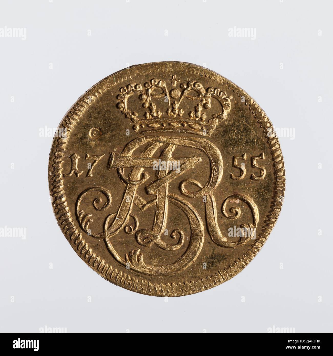 August III SAS (1733–1763), Gdańsk Trojak, Sample, Gdańsk; 1755 Mint ...