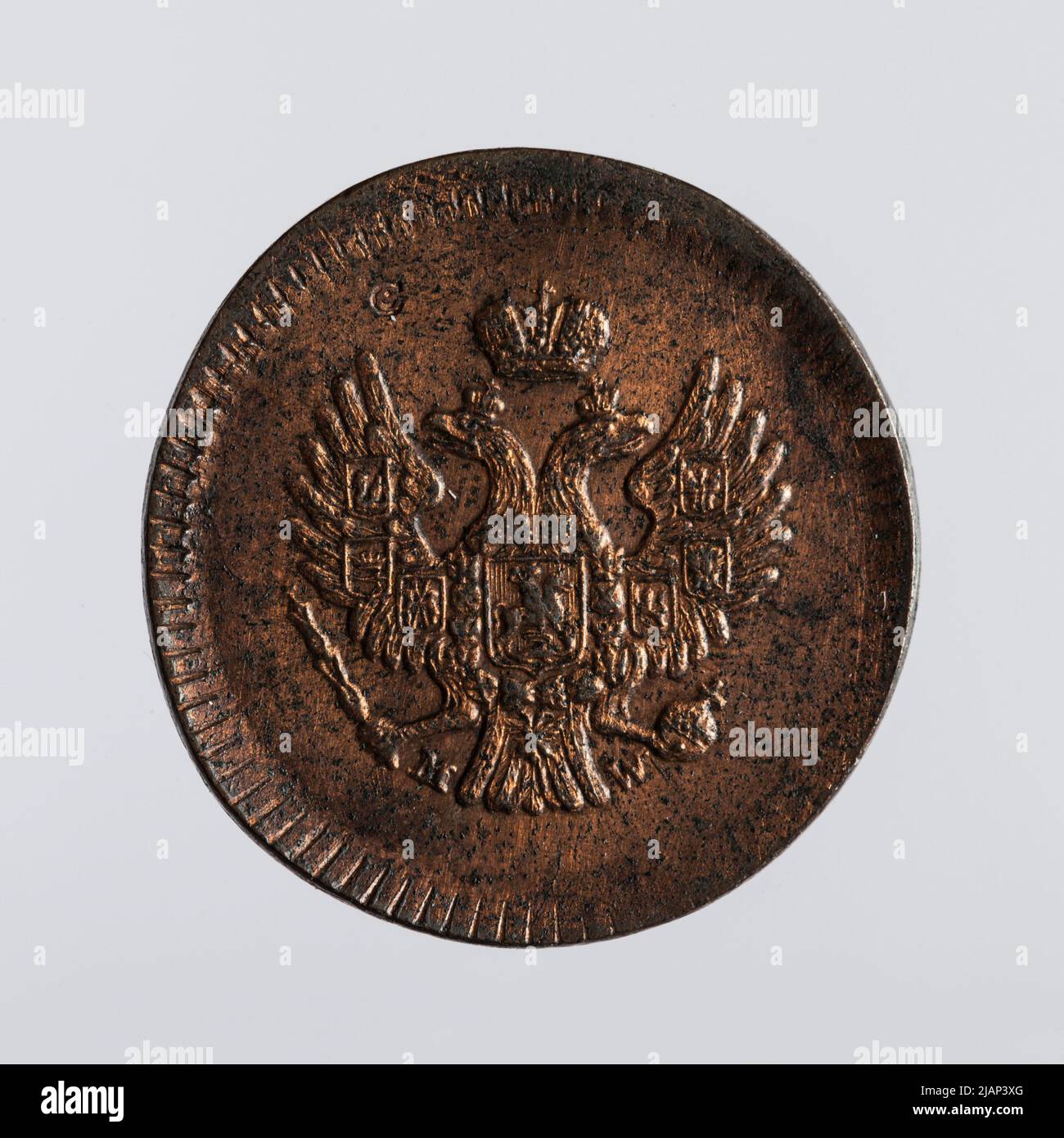 Russian partition (1832–1841), Mikołaj I, Grosz, sample, Warsaw; 1840 ...