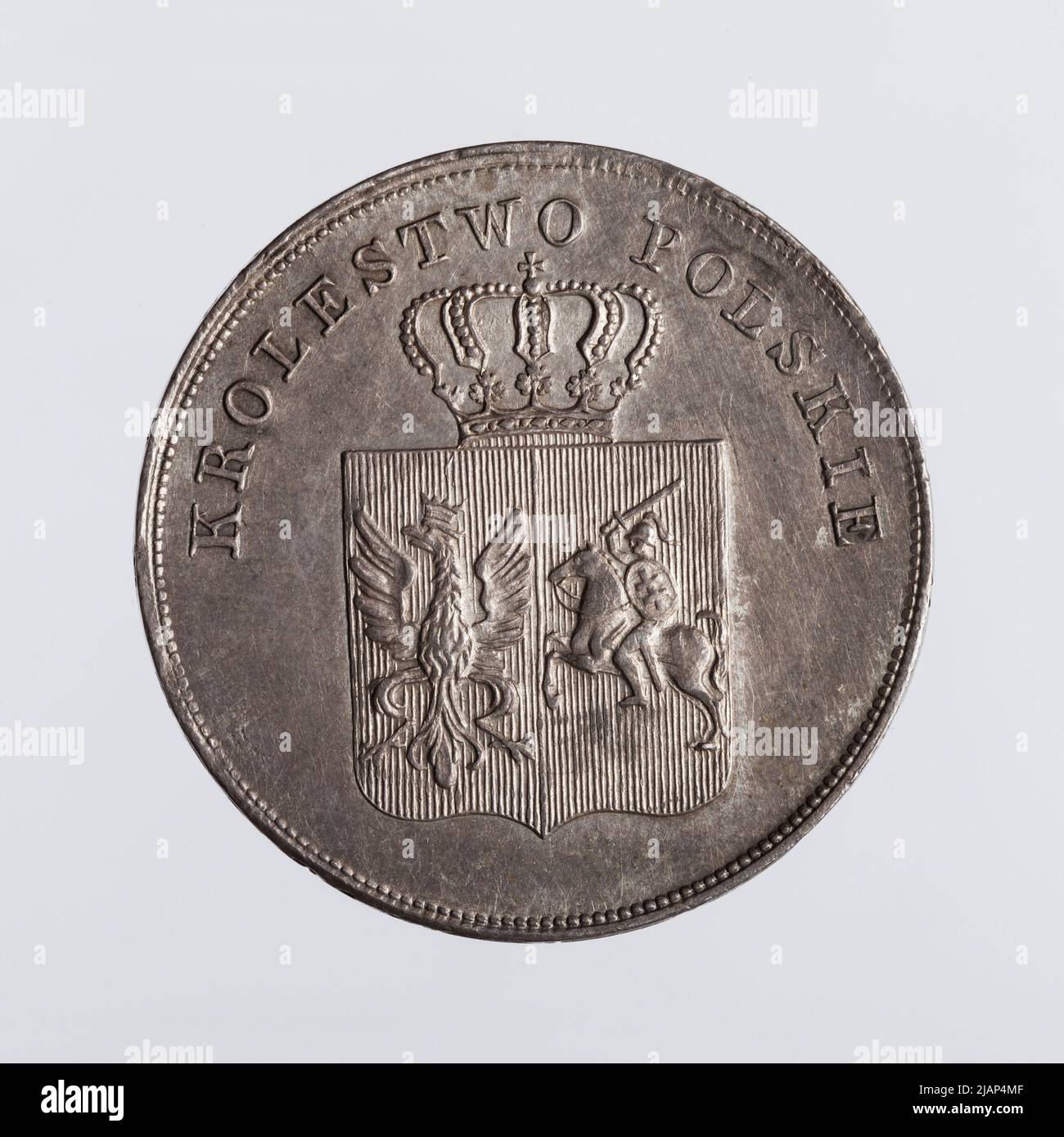 November Uprising, 5 Polish zlotys, Warsaw; 1831 Mint Warsaw Stock Photo - Alamy