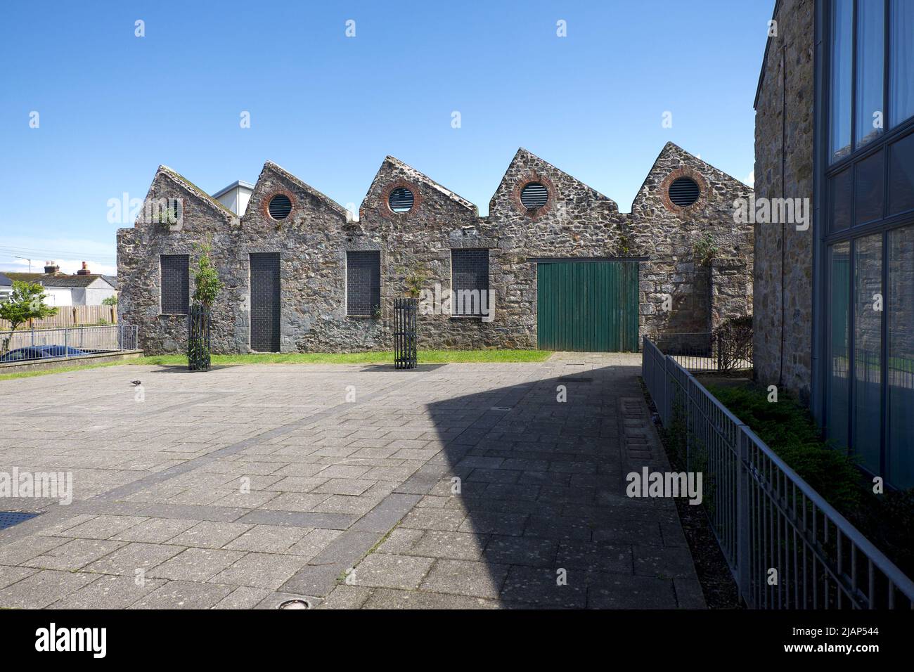 Camborne historic tin mining town Cornwall UK Stock Photo - Alamy