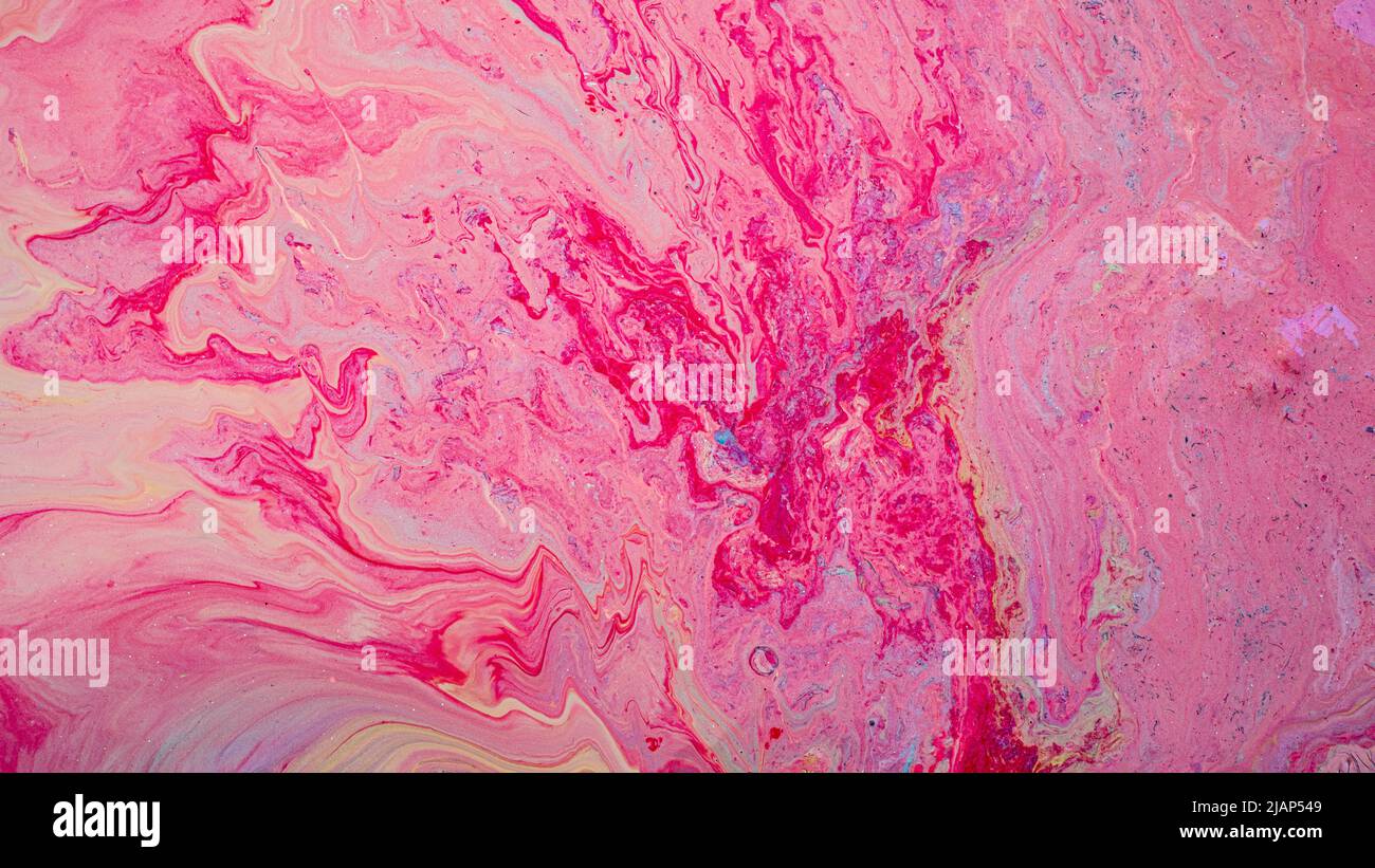 Texture made with pink and white acrylic paint creating an organic and ...