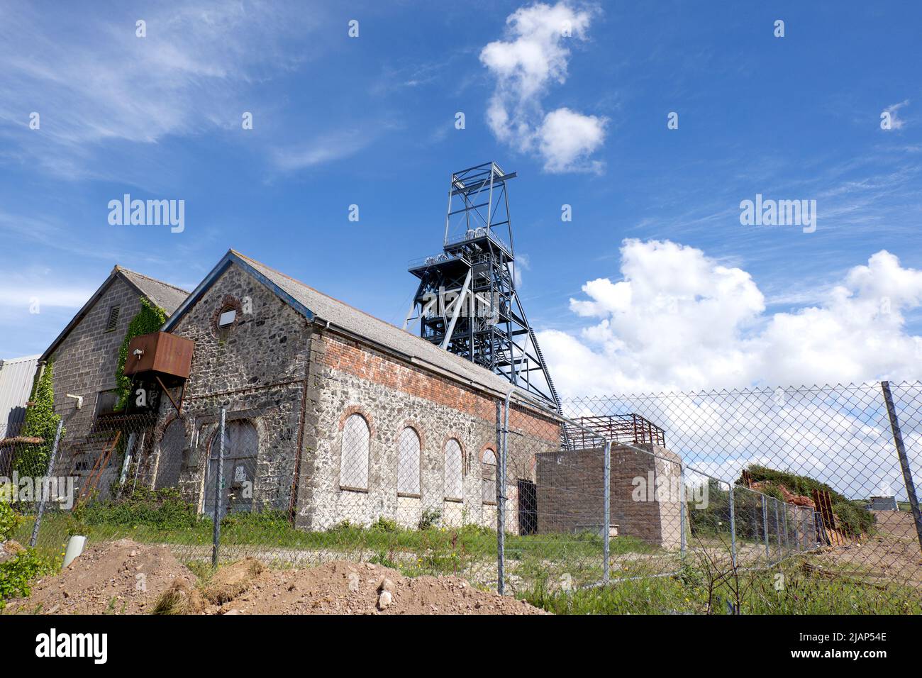 Camborne historic tin mining town Cornwall UK Stock Photo - Alamy