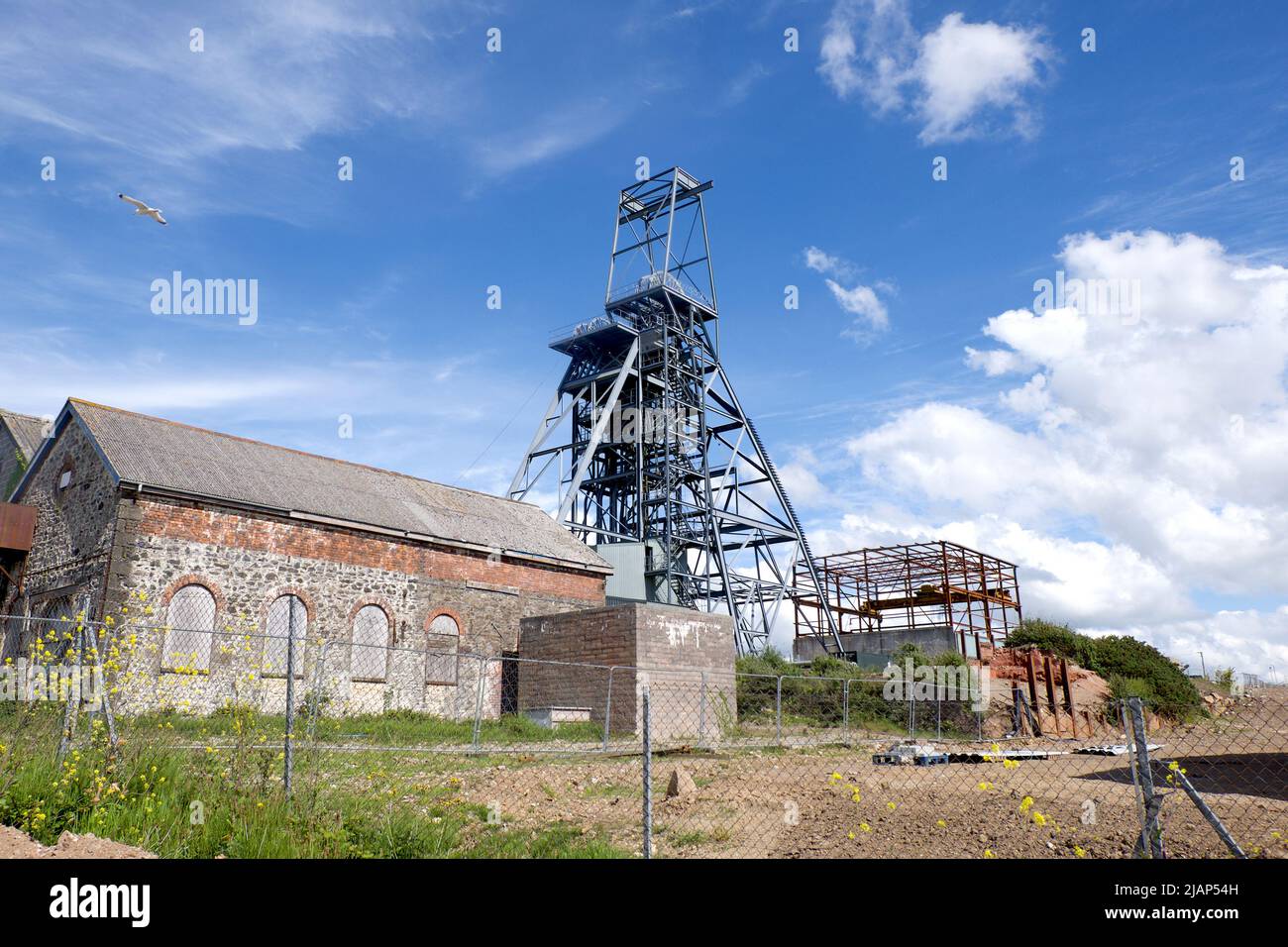 Camborne historic tin mining town Cornwall UK Stock Photo - Alamy