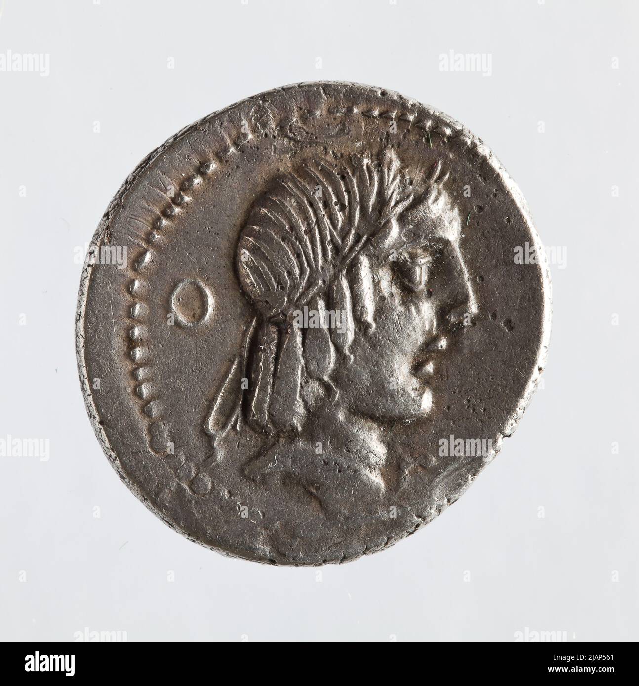 Roman Republic, Julius Piso, As, Rome; 90 BC Rome mint Stock Photo - Alamy