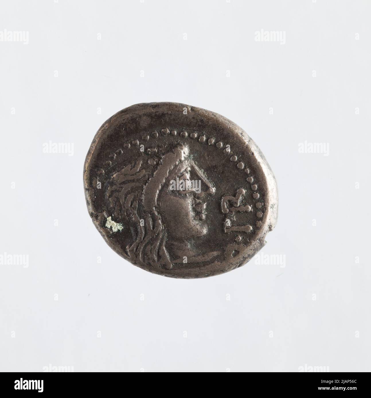 Roman, M. Porcius, Quinarius, Africa; 47 46 BC Mint Africa Subcja Stock ...
