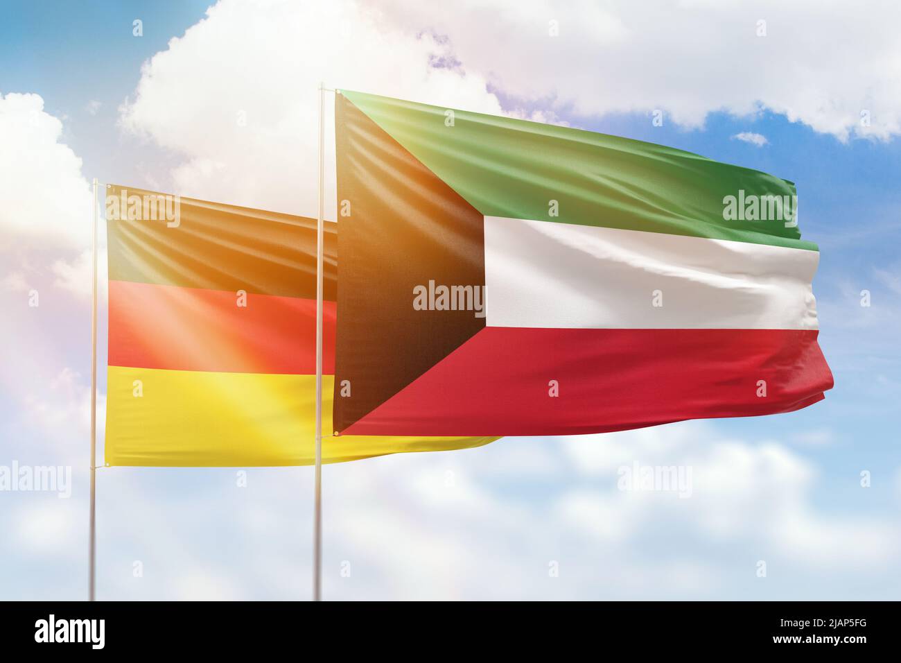 Kuwait germany flag hi-res stock photography and images - Alamy