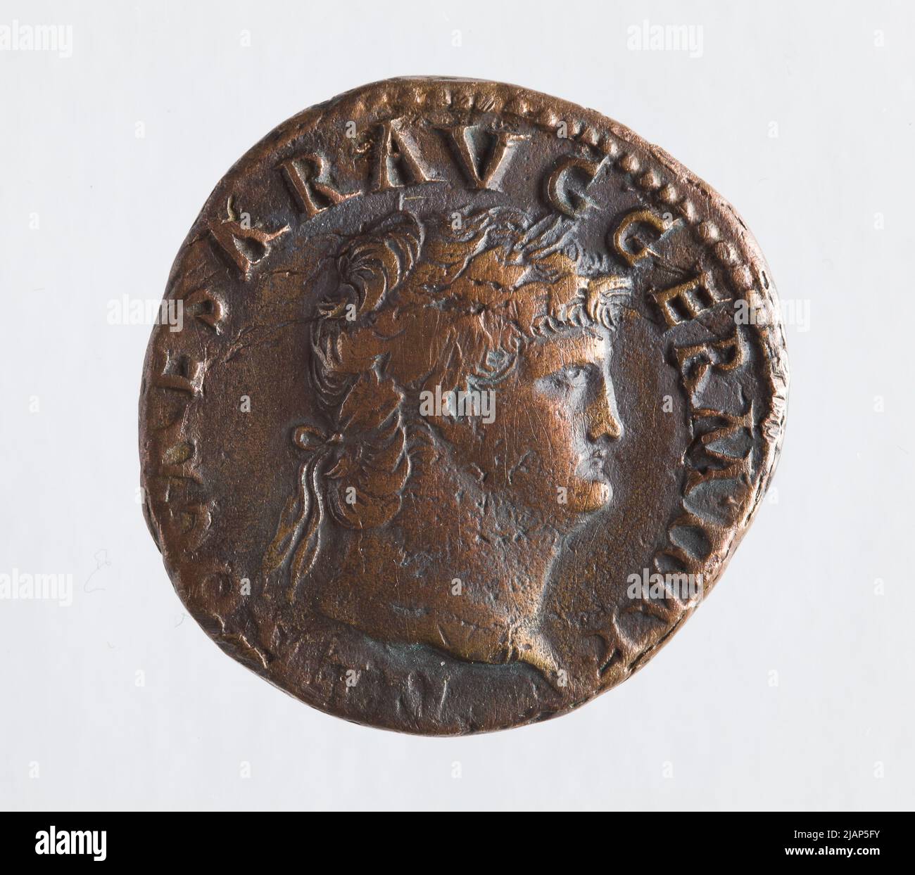Roman Empire, Nero (54 68) as, Rome; 65 Mint Rome, Neron Stock Photo ...