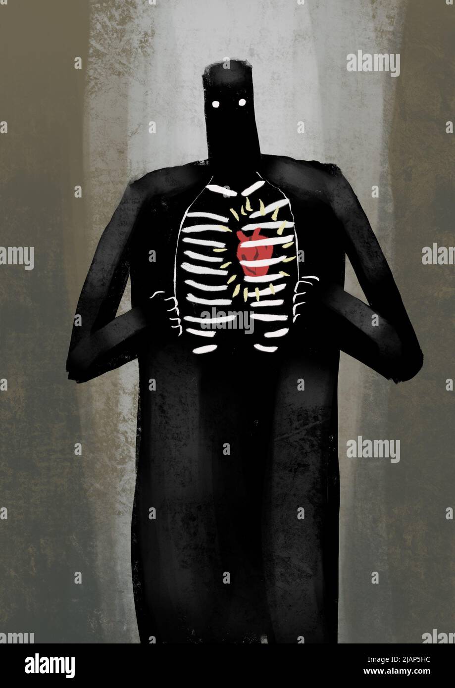 creepy spooky serial killer monster gothic horror character shadow ...