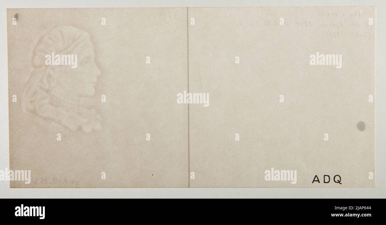 Paper with a watermark to the banknote of the Bank of Poland in exile ...
