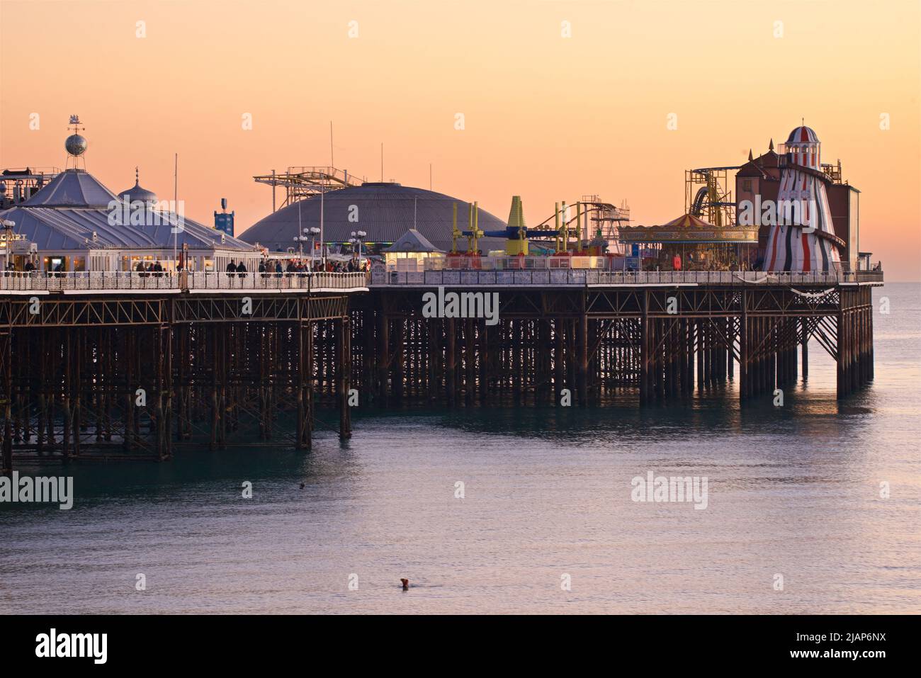 Brighton's Palace Pier, or BRIGHTON PIER. Brighton & Hove, Sussex ...
