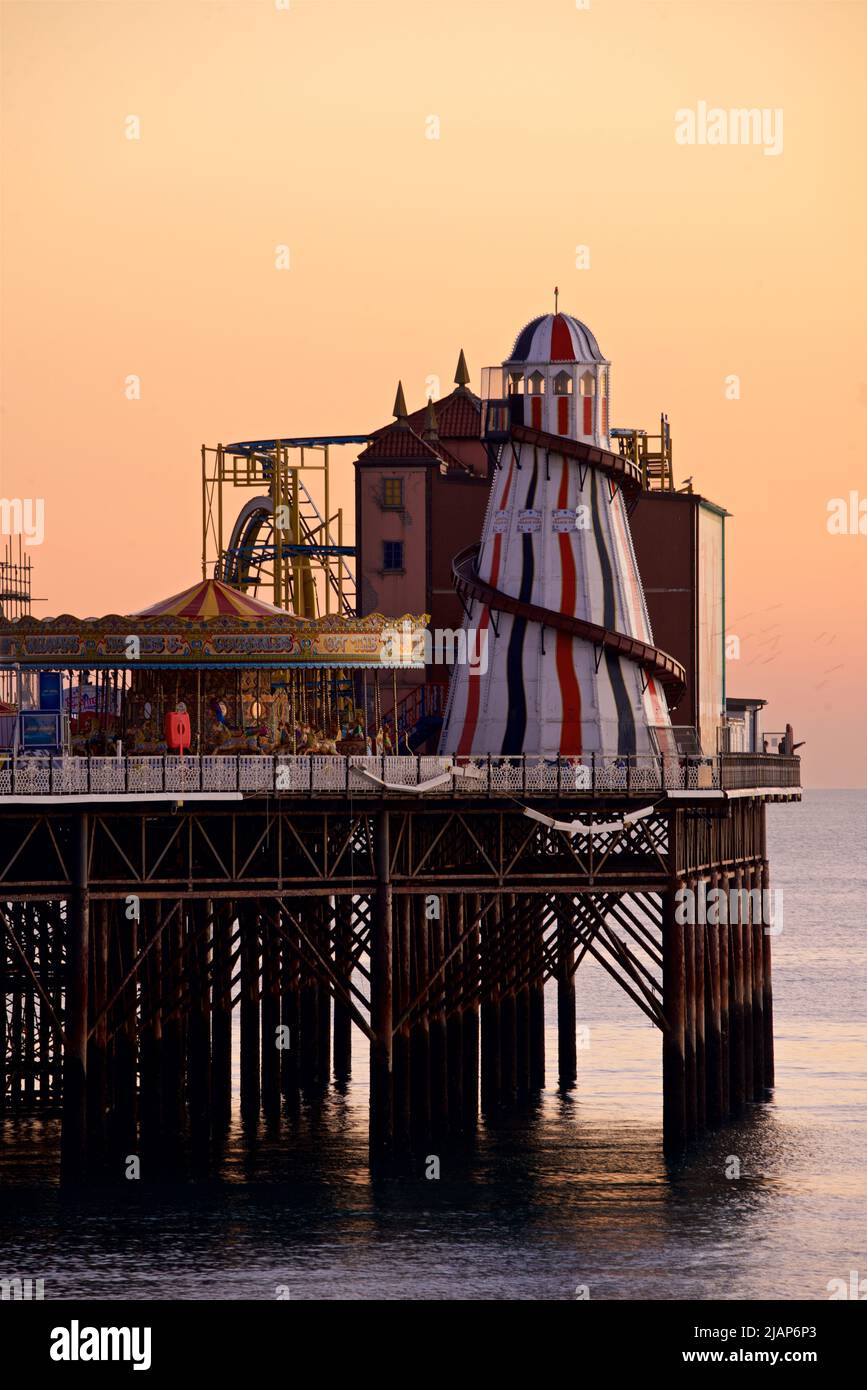 Brighton's Palace Pier, or BRIGHTON PIER. Brighton & Hove, Sussex ...