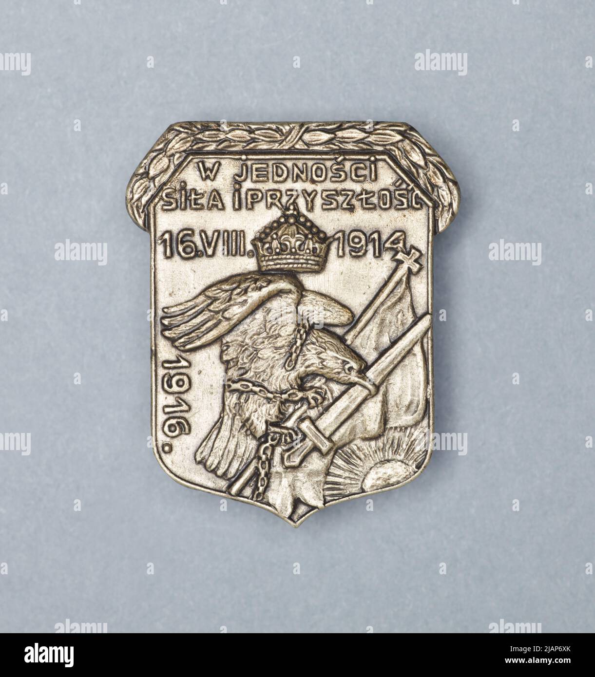 Commemorative badge of the second anniversary of the creation of the ...
