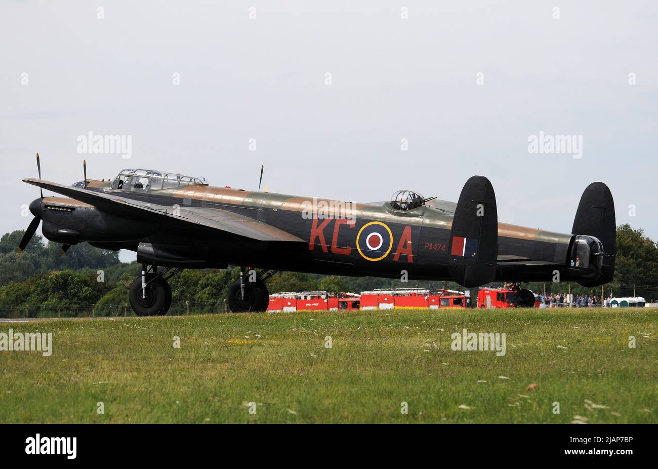 B.B.M.F. Lancaster at the Royal International Air Tattoo Stock Photo ...